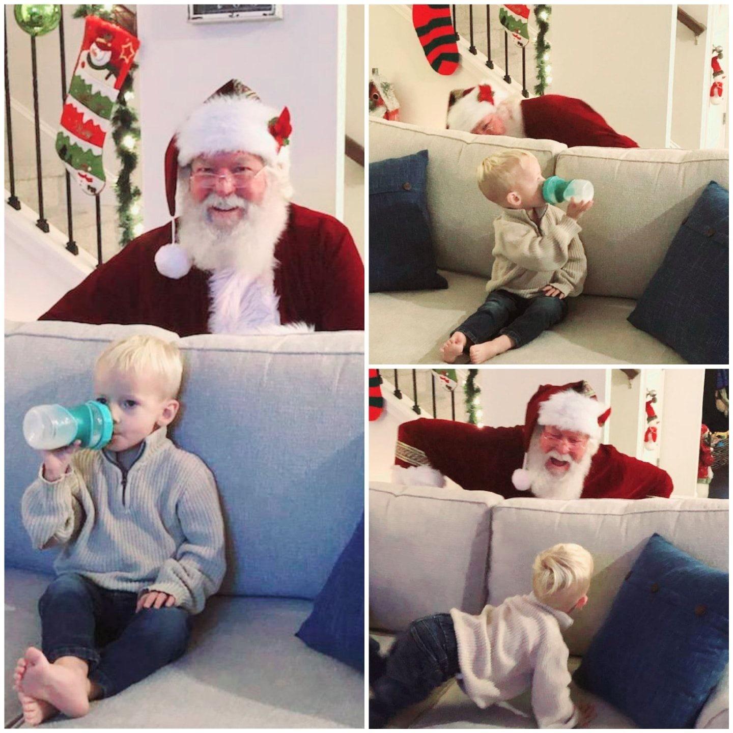 Photoshoots with Santa in Georgia - Real-bearded Santa John